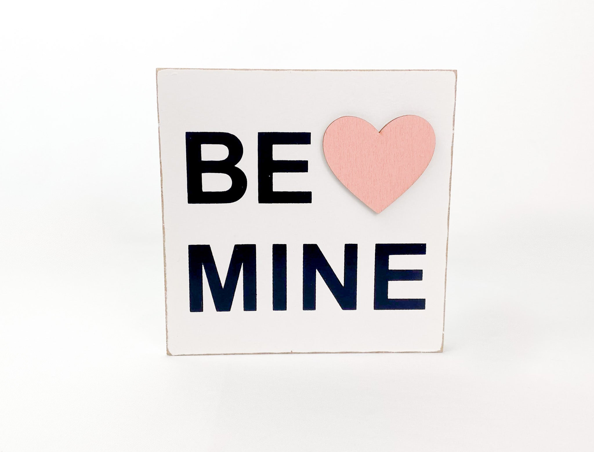 "Be Mine" Sign – Tiered Tray Decor Box