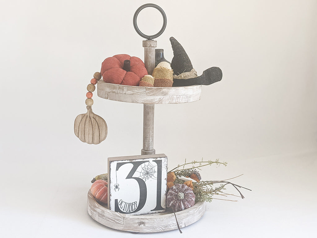 October Box – Tiered Tray Decor Box
